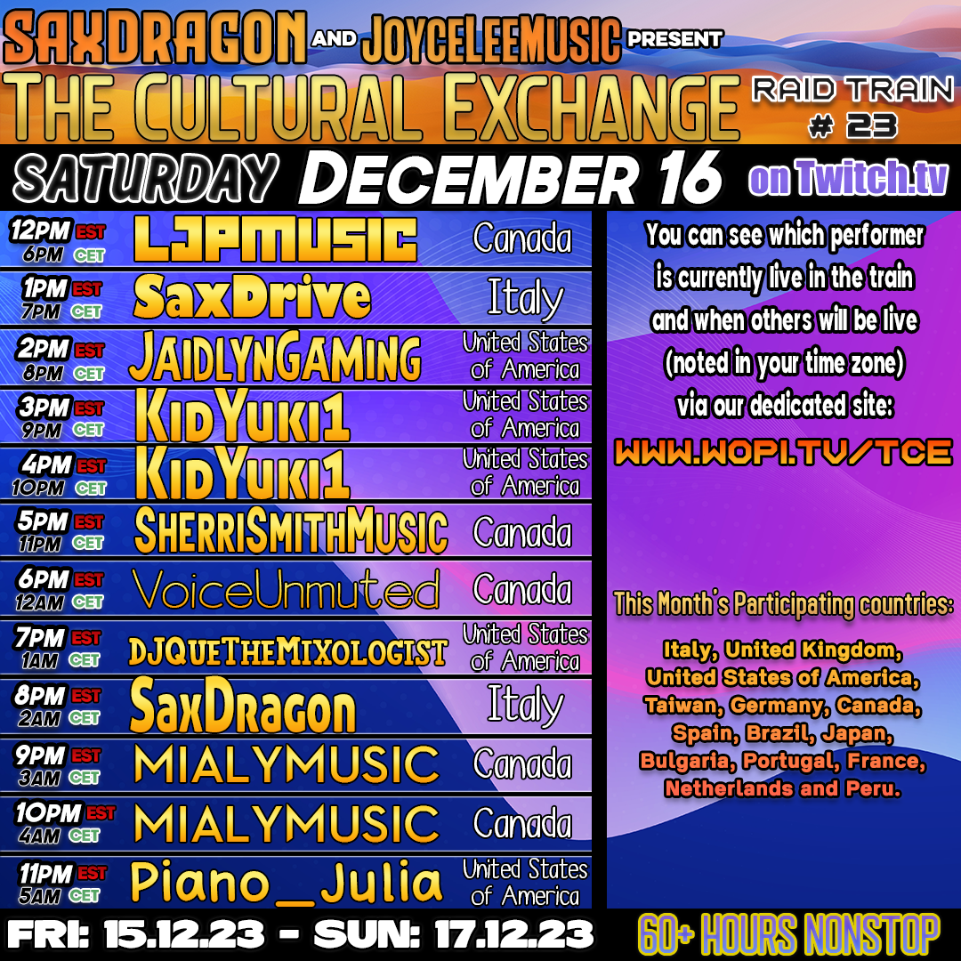 The Cultural Exchange - Raid Train | wopiTV