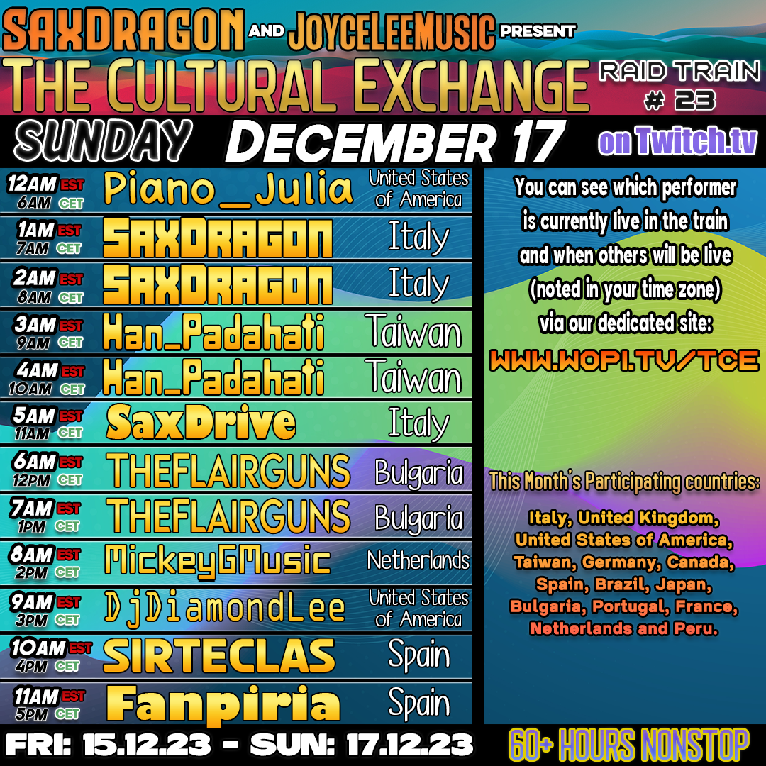 The Cultural Exchange - Raid Train | wopiTV