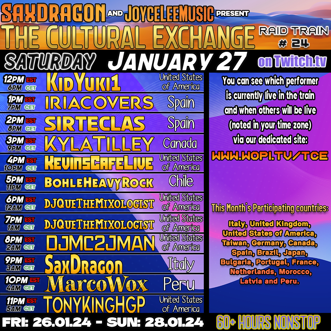 The Cultural Exchange - Raid Train | wopiTV